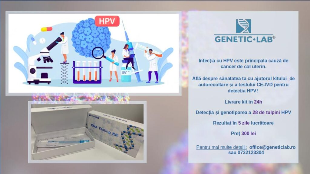 Detecția și genotiparea HPV cu kit de auto-recoltare – Genetic Lab ...